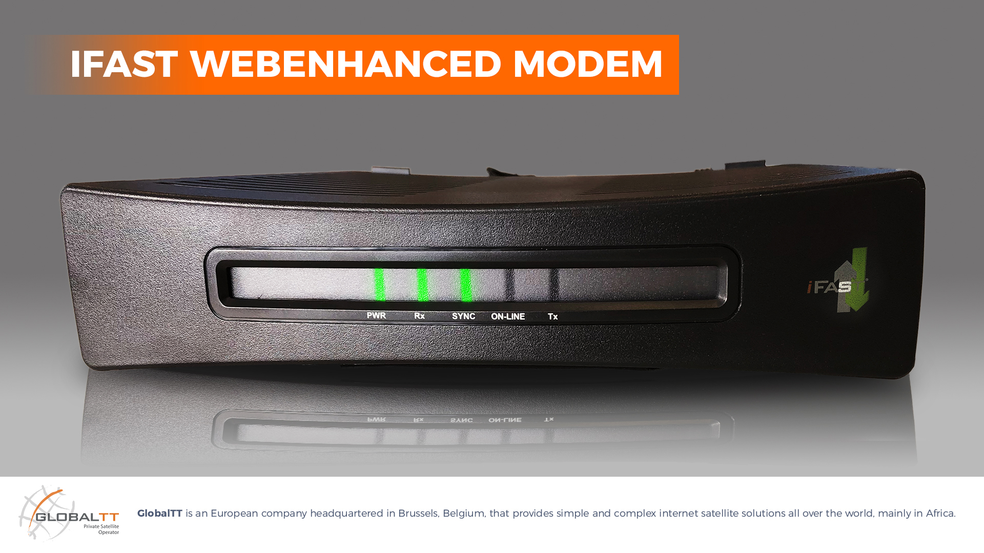 iFAST Web Enhanced Modem - iFAST From GlobalTT